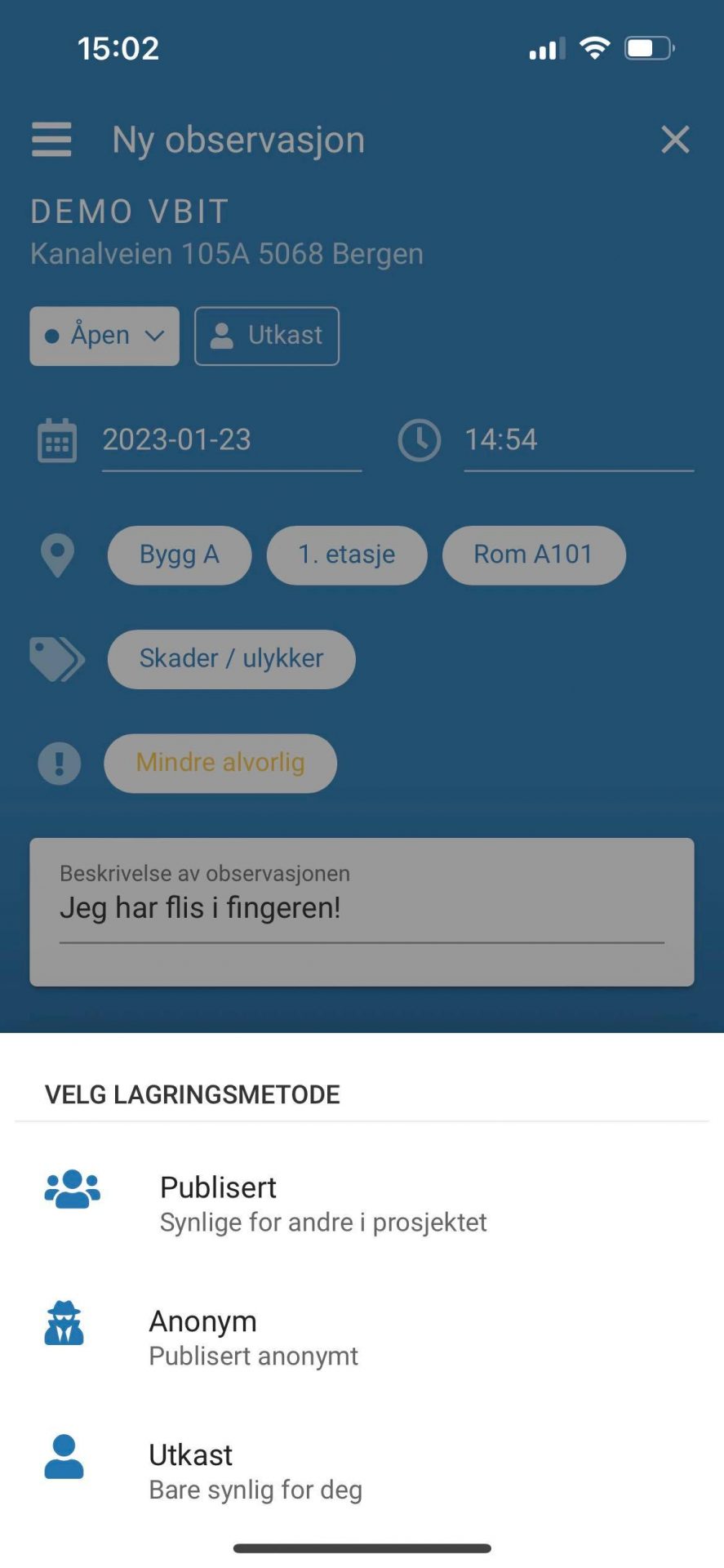 Veiledning for Chkbox App