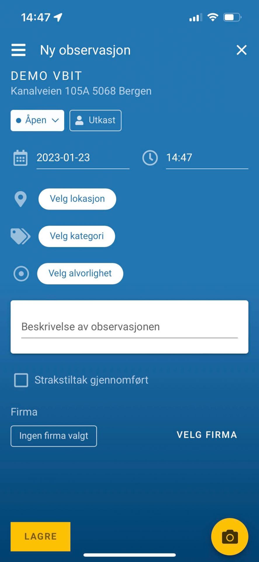 Veiledning for Chkbox App
